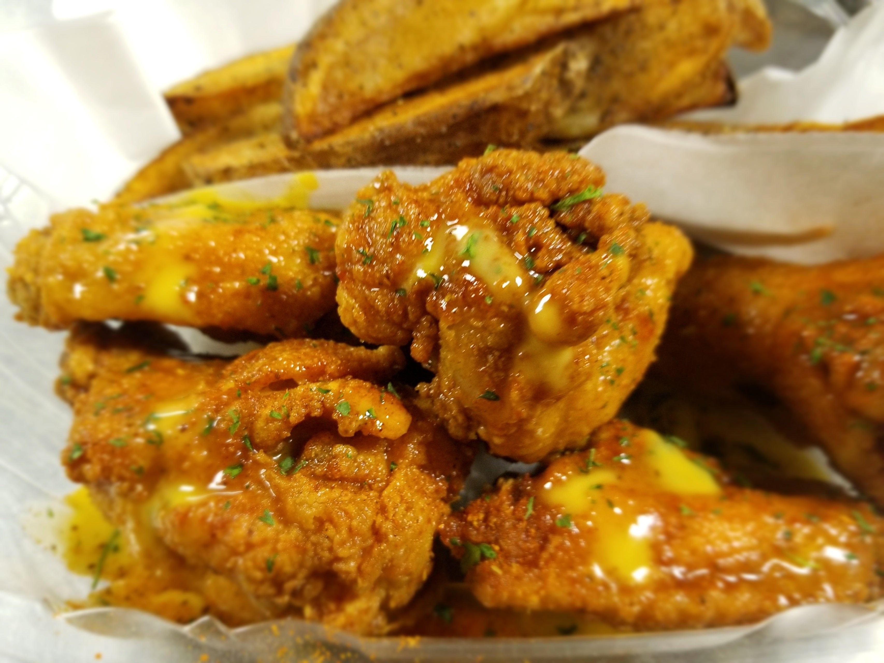 Krab Tray wings*****THC Crab Sauce Poured On Wings*** | Trap House Chicken